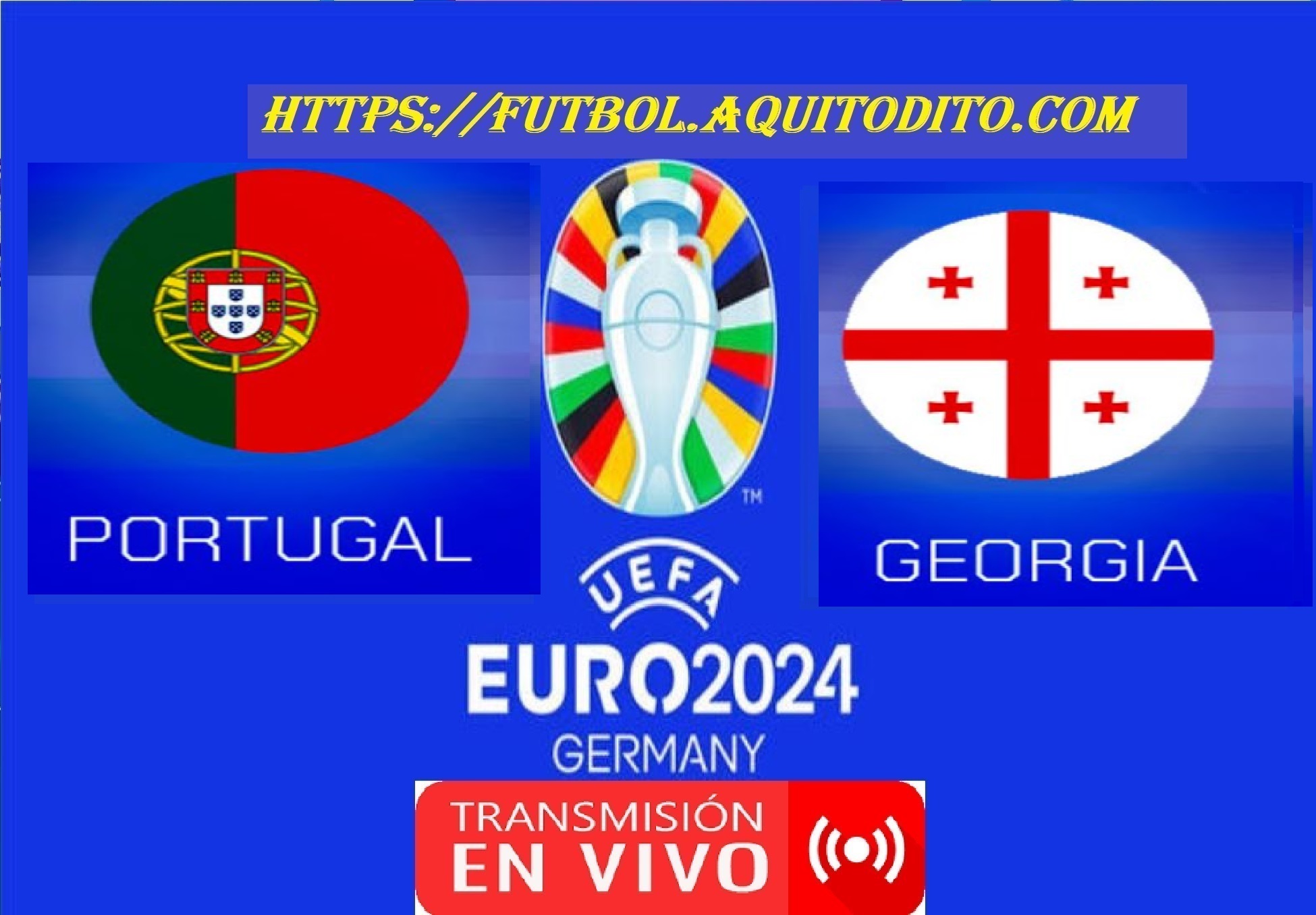 Portugal vs Georgia EN VIVO y EN DIRECTO Grupo F de la Fecha 3 Eurocopa ...