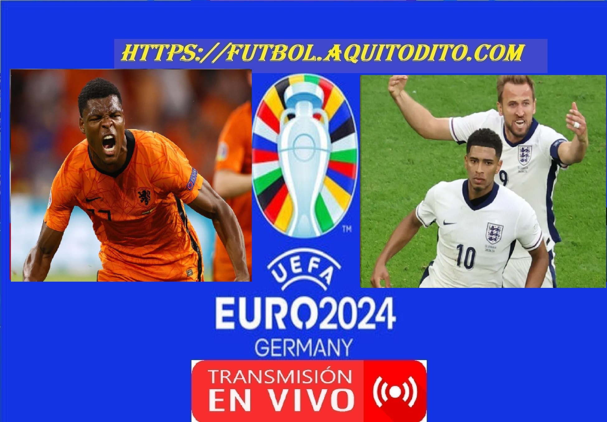 Holanda vs Inglaterra EN VIVO y EN DIRECTO Semifinal de la Eurocopa ...