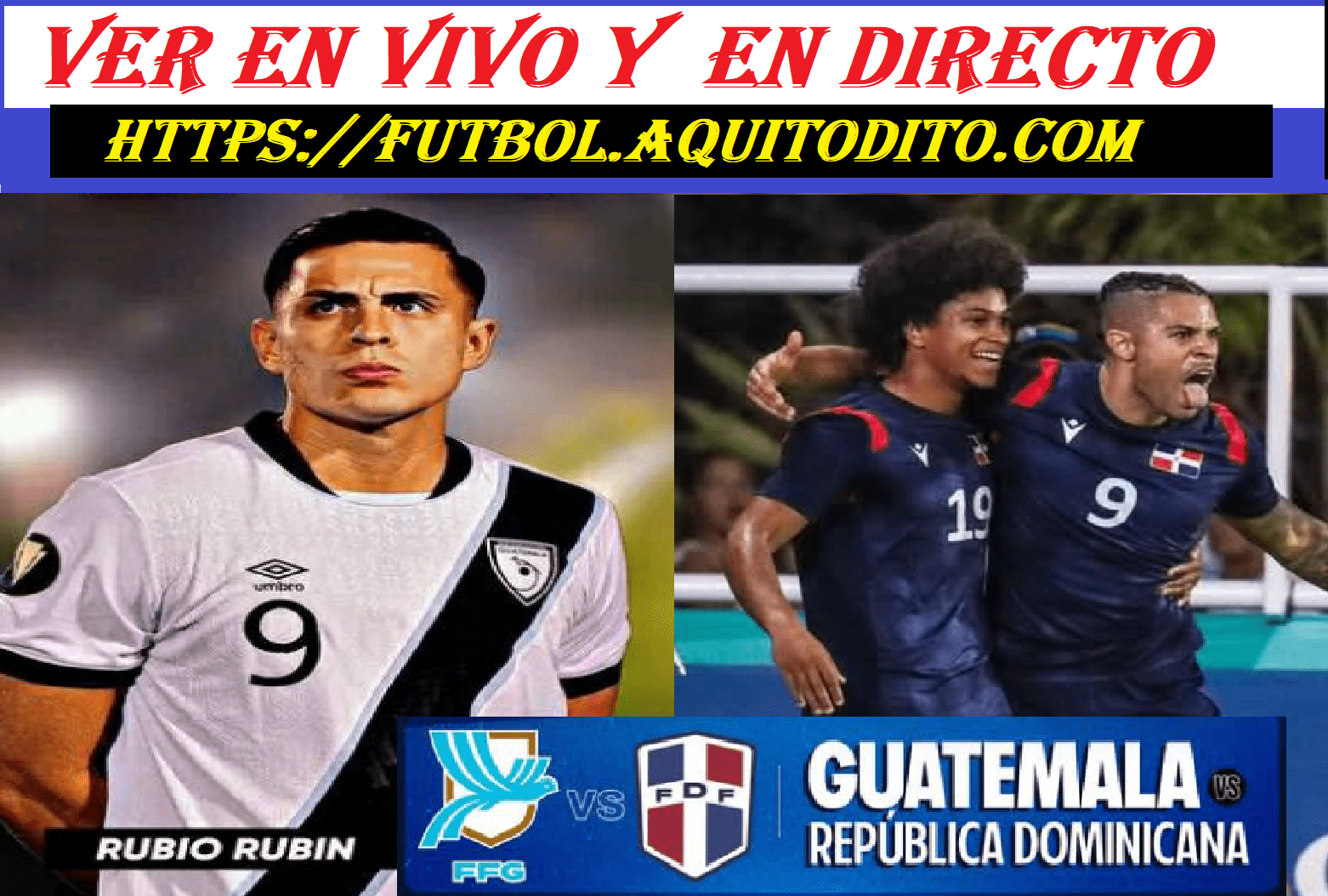 Guatemala vs República Dominicana EN VIVO y EN DIRECTO Eliminatorias ...